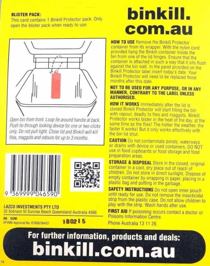 Bin-Kill Wheelie Bin Protector - Hendra Hardware