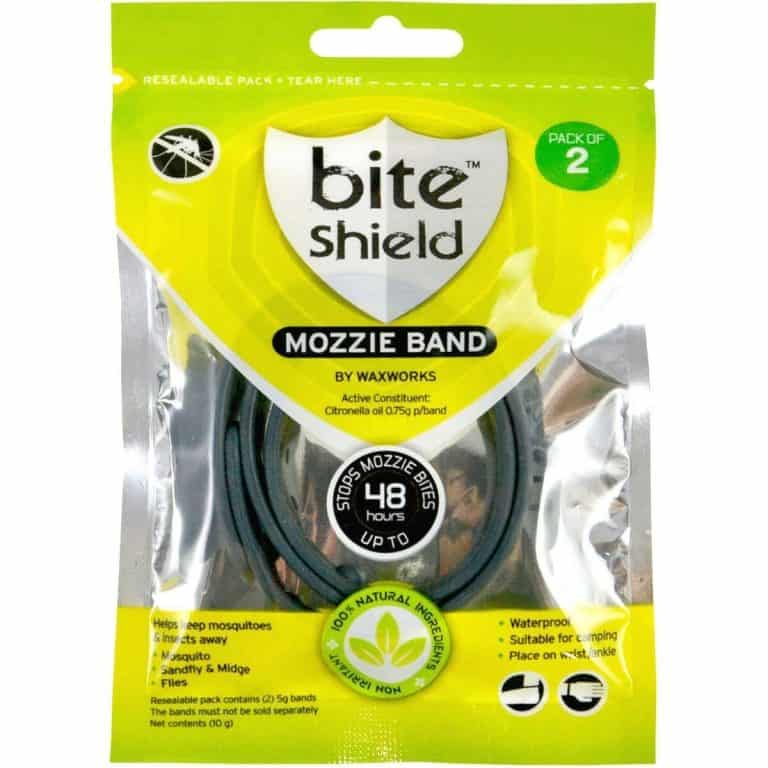 Bite Shield Mozzie Band Mosquito Repellent Band - 2 Bands - Hendra Hardware