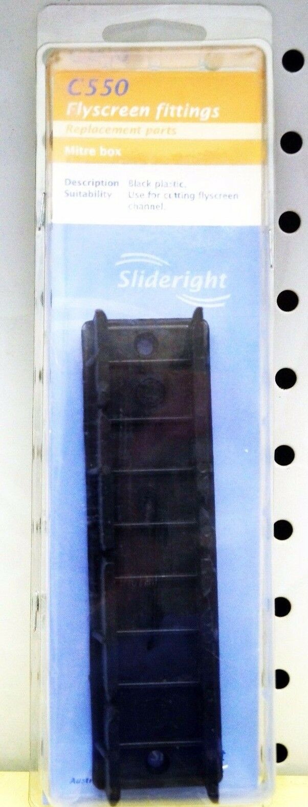 Fly Screen Mitre Box (Black) - Hendra Hardware