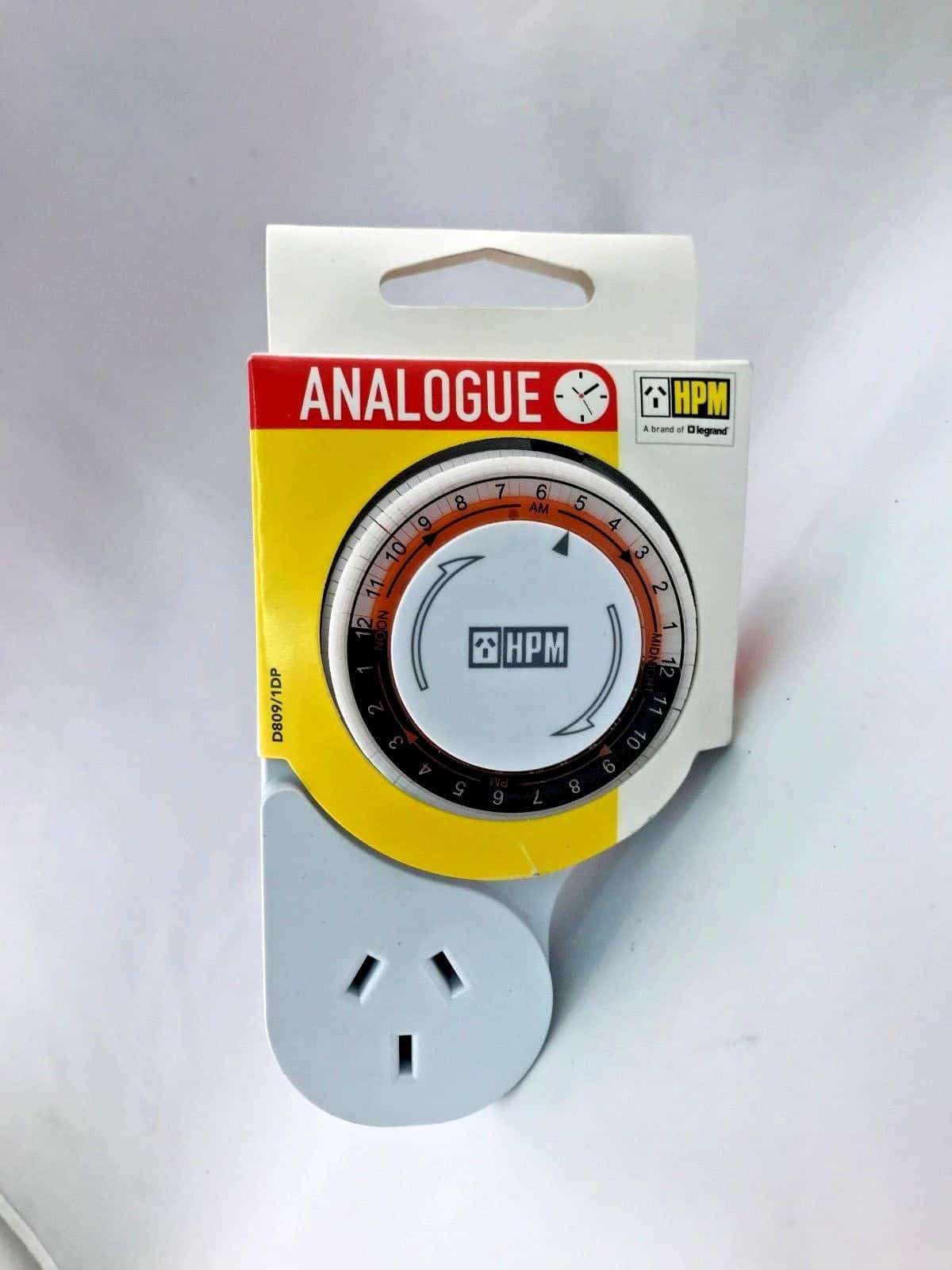 Indoor Analogue Timer With 2 Pole Switching Hpm 24hr Hendra Hardware